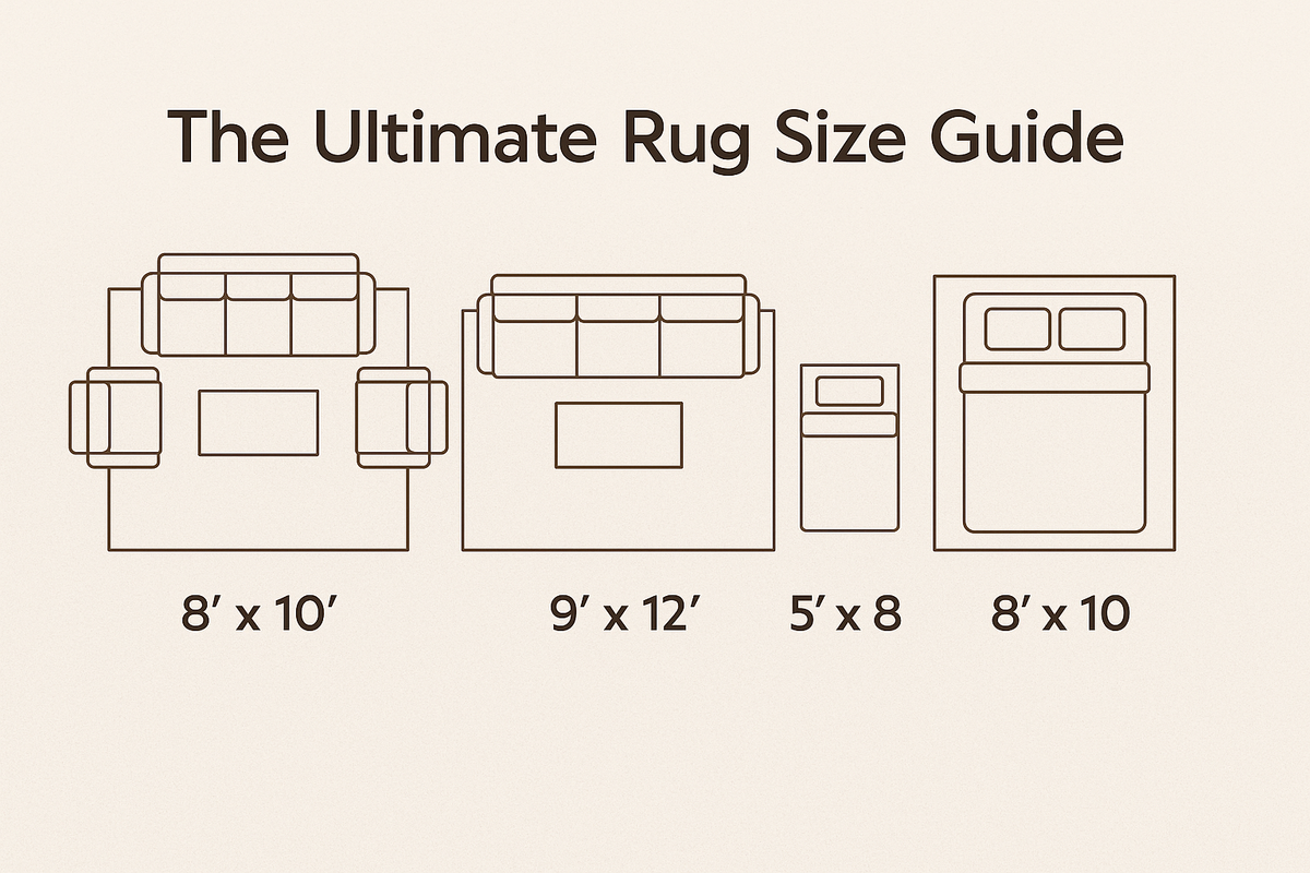 Rug Size Guide for Every Room – Restoration and Renovation
