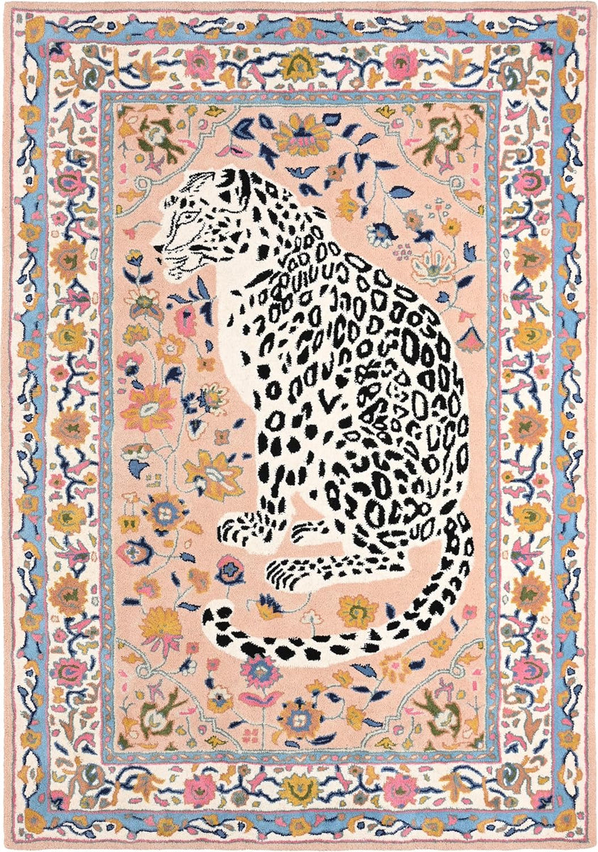 Handmade Cheetah Wool Rug – Modern Twist on Classic Animal Print
